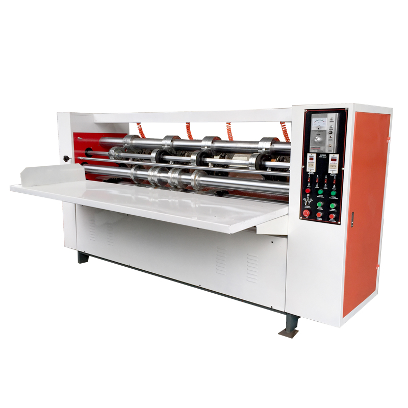 New technology corrugated cardboard thin blade slitting creasing machine
